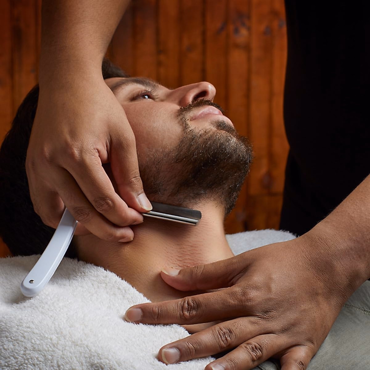 Union Razors SR2 Straight Edge Razor with White Handle