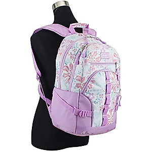 FUEL Hiking Laptop Backpack, College Bookbag, Travel Daypack with 5 Compartments, Dynamo Tech Pocket, 18.5 Inches, Lilac, Spring