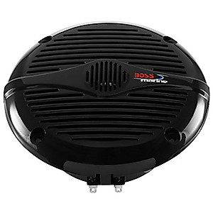 BOSS Audio Systems MR50B 5.25 inch Marine Stereo Boat Speakers - 150 Watts (pair), 2 Way, Full Range Audio, Tweeters, Coaxial, Weatherproof, Sold in Pairs