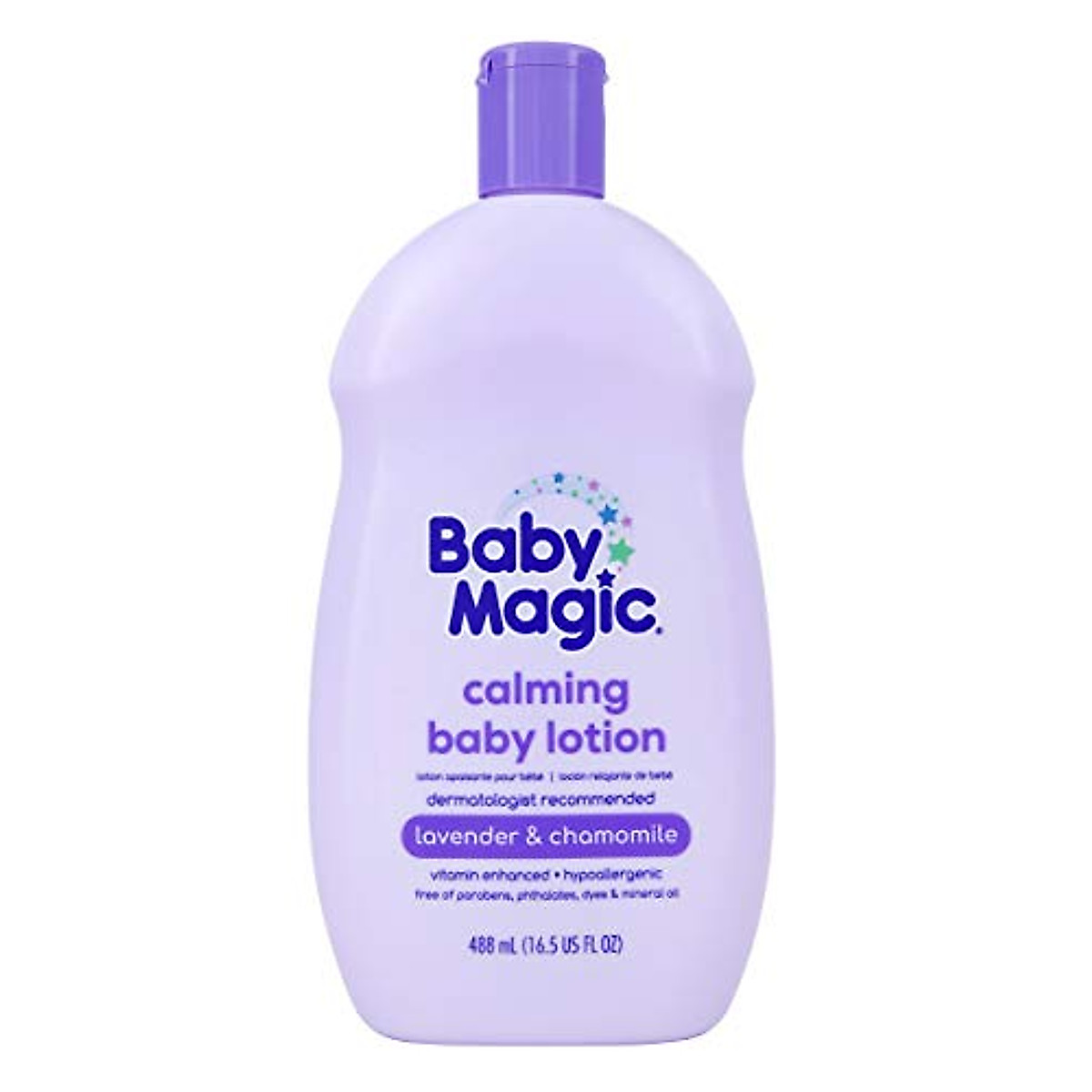 Baby Magic Calming Body Lotion, Lullaby Scent, Lavender & Chamomile, Lavender, 16.5 Fl.Oz
