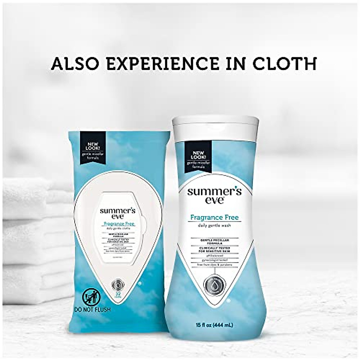 Summer’s Eve Fragrance Free Gentle Daily Feminine Wash, pH Balanced, 15 fl oz .Package may vary (Pack of 1)