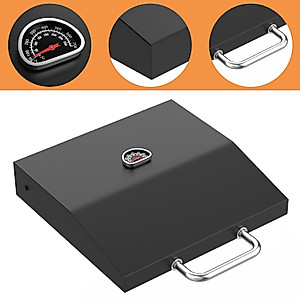 Griddle Lid for Blackstone 17 inch Griddle Hood 1832 Adventure Ready Tabletop Griddle w/handle, Accessories for Blackstone 1971 17" Griddle Hinged Lid, Updated Blackstone 17 inch Hard Cover
