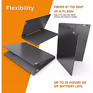 Lenovo Flex 5 14" 2-in-1 Laptop, 14.0" FHD (1920 x 1080) Touch Display, AMD Ryzen 5 4500U Processor, AMD Radeon Graphics, Digital Pen Included, Win 10 Pro, Graphite Grey (16GB RAM + 1TB SSD)