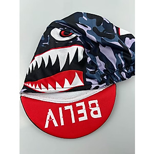 Bikingbros Funny Cycling Cap - Polyester Skull Cycling Hat-Under Helmet -Cartoon Cycling Helmet Liner Breathable&Sweat Uptake