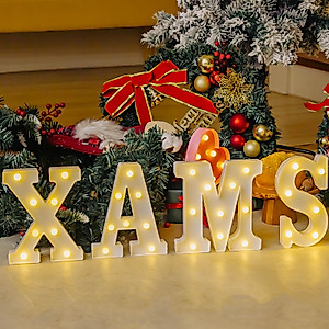 IFDGCTK Light Up Letters, Led Letters Lights 26 Alphabet, Decorative Lighted Letters, Battery Powered Led Marquee Light Up Letters for Party, Bar, Night Light, Home Decor(Letter Y)