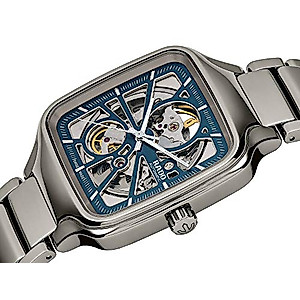 Rado True Square Swiss Automatic Watch with Ceramic Strap, 21 (Model: R27083202), Silver