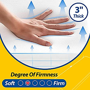 AAAAAcessories Outdoor Chaise Lounge Cushions for Patio Furniture Lounge Chairs, Water Resistant Fabric, 72 x 21 x 3 Inch, Navy