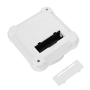 Solar Turntable For Jewelry Exhibition,Solar Showcase 360 Degrees Display Stand, Rotating Turntable with LED Light for Watch Phone Jewelry Display Stand(White)