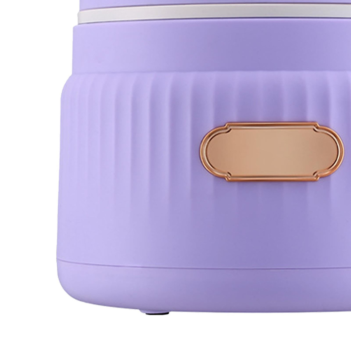 gazechimp Small Rice Cooker Electric Pot 110V 1.6L Electric Cooker Non-stick Pot Noodles Cooker for Travel Dormitory 1-2 Person Oatmeal, Violet
