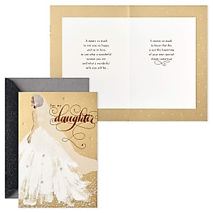 Hallmark Wedding Day Card for Daughter (Dream Come True) (599RZB1360)