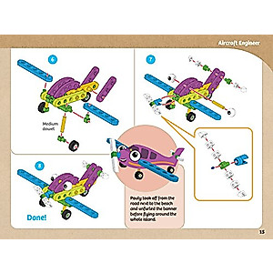 Kids First Aircraft Engineer | STEM | 32 Page Full-Color Illustrated Storybook | Ages 3+ | Preschoolers and kindergartners | Develop Fine Motor Skills | Parents Choice Gold Award, Multi-colored, Standard