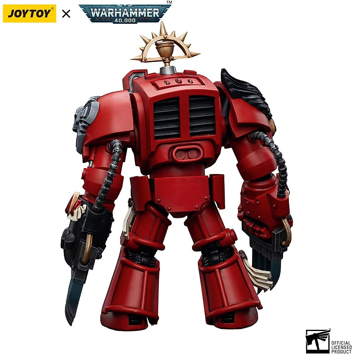 Joytoy 1/18 Action Figure Warhammer 40k Mecha 5.3in High Model Toy Blood Angels Assault Terminators Brother Tyborel