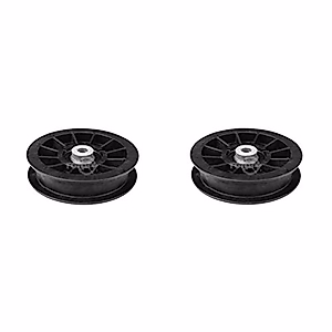 2 Pack Flat Idler Pulley Fits Exmark Toro 109-3397 Quest 74812 74815 74820 74914