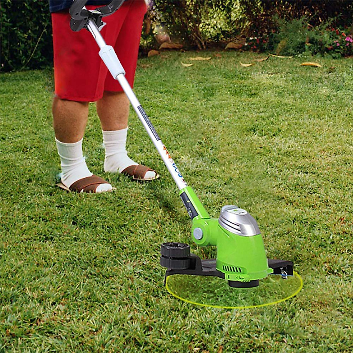 THTEN Trimmer Replacement Spools Cap Covers Compatible with Greenworks 21332 21342 24 Volt 40V 80V Cordless Weed Eater with 3411546A-6 Cap Covers Parts Auto-Feed String Edger 16ft 0.065” 2925