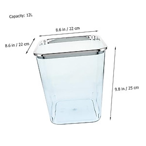 Transparent Trash Can Trash Bin Waste Basket for Kitchen Garbage Can for Office Portable Trash Can Household Trash Can Wastebasket Kitchen Garbage Can Plastic Trash Cans Waste Bins