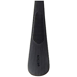 Mercer Culinary 18-8 Stainless Steel Plating Spoon, 7-7/8 Inch, Matte Black