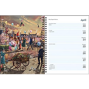 Disney Dreams Collection by Thomas Kinkade Studios: 12-Month 2024 Monthly/Weekly