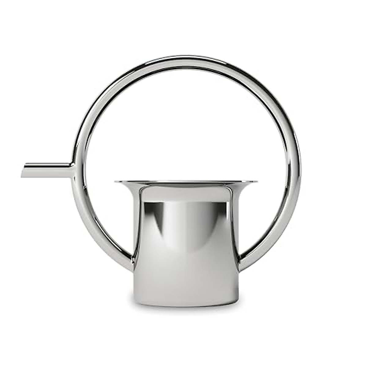 Umbra Quench Stainless Steel Watering Can, Pot for Outdoor or Indoor Plants, Medium