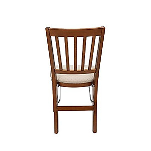 Stakmore School House Folding Chair Finish, Set of 2, Fruitwood
