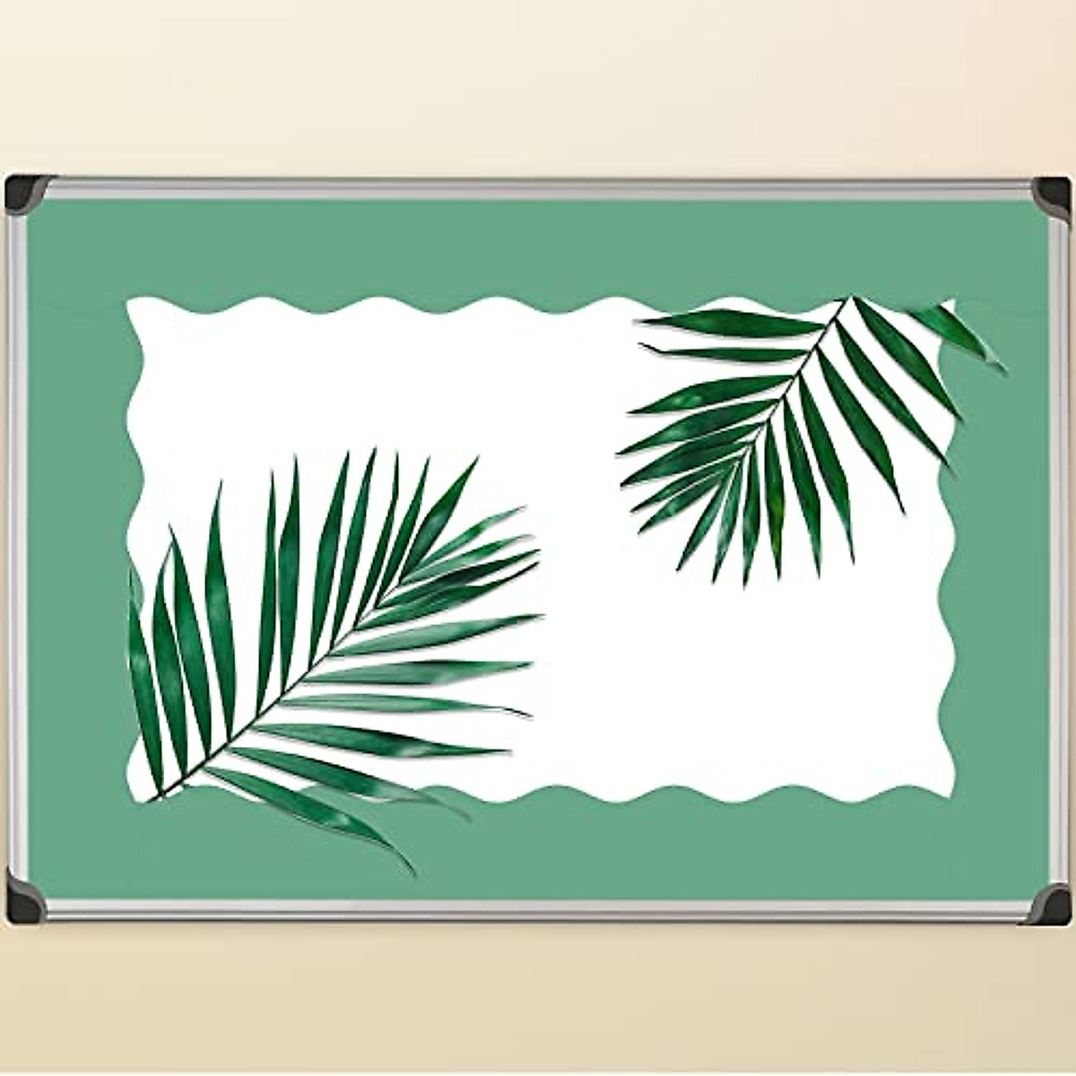 Eucalyptus Green Bulletin Board Border Scalloped Border Trim for Classroom 52ft One Roll