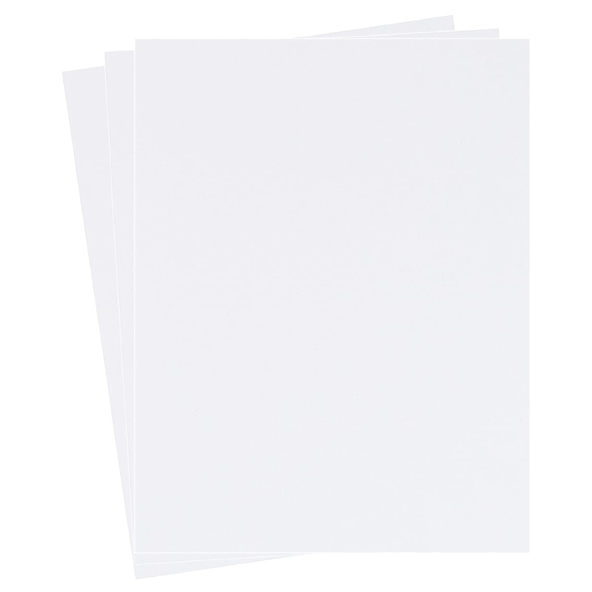 30 sheets Cardstock Paper 8 1/2 x 11 Inches for Crafts and Invitations (White)