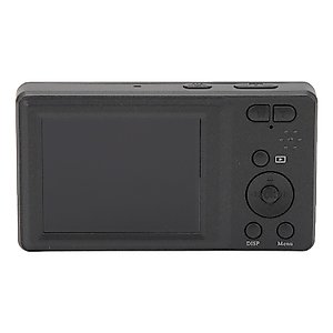 4K Digital Camera, 50MP Selftimer 16X Zoom Small Camera for Teens Face Detection with Cord for Photography (Black)