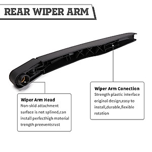 HODEE Rear Wiper Arm Blade Nut Set Replacement for Ford EDGE 2015-2023, Rear Wiper Cover Accessories Assembly, Wiper Cap Set for Back Windshield Window, OE:FT4Z 17528-A