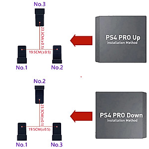 Onyehn Wall Mount Holder(Carbon Fiber) on Wall for PS4 Pro Console with Screws Mount Behind TV for PS4 Accessories (PS4 PRO)