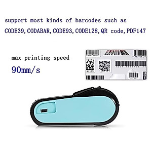 with Driver U Disk Thermal Printer Bluetooth Receipt Bill Wireless Portable Mini 58MM pos Printer 2 inch Android iOS Win MAC Pocket Ticket pos Printer for Restaurant Sales Retail 90mm/s Speed