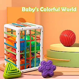 RtLvio Montessori Toys for 1 Year Old, Baby Toys 12-18 Months, fine Motor Skills Toys. Toys and Gifts Suitable for The Sensory Development of Boys and Girls Aged 1-3