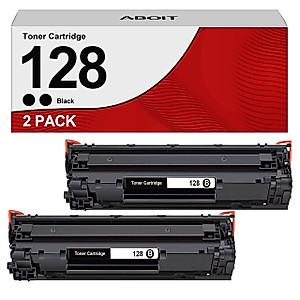 128 Black Toner Cartridge, Replacement for Canon 128 CRG128 High Yield to use with Canon D530 Toner Cartridge ImageCLASS D530 D550 MF4770n FaxPhone L190 L100 Printer, 2 Pack