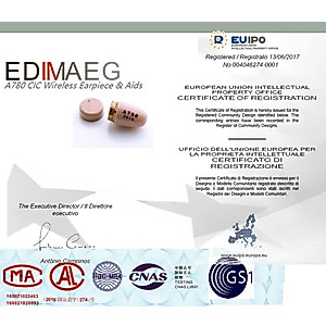 EDIMAEG Parts:10x6x6 mm Skin Spy CIC Earpiece Cannot Work Alone