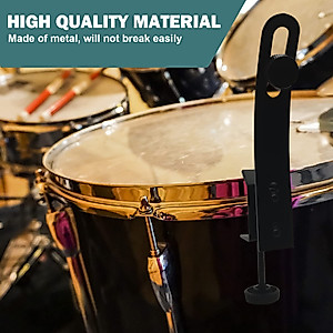 Boseen Drum Microphone Shockproof Clip Rim Mount Holder Metal Universal Tom Mic Set Clamp Adjustable(Pack of 3)