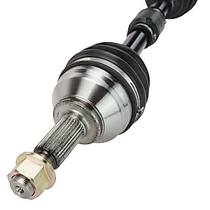 TRQ CV Axle Shaft Front Outer Passenger Side Right Compatible with Sentra Rogue FWD