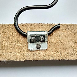 T Tulead Upholstery Clips Furniture Connecting Clips 0.79"x0.79" Sofa Spring Repair Pack of 30 with Nails