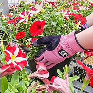 Ironclad Tuff Chix Women's Work Gloves TCX, Designed for Women's Hands, Performance Fit, Durable, Machine Washable, (1 Pair), X-LARGE Pink