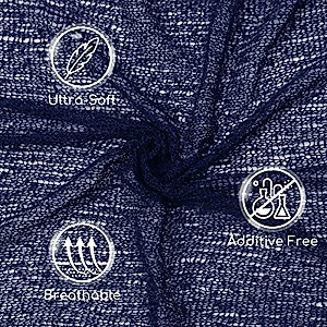 Sunmig Newborn Baby Stretch Wrap Photo Props Wrap-Baby Photography Props (Navy)