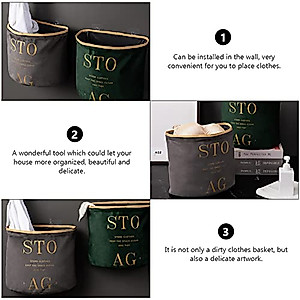 1pc Blankets Bins Art Foldable Clothes Basket Collapsible Sturdy Storage Clothing Home Fabric for Hamper Kid Folding Kids Multi- Cloth Bucket Dirty Baby Bag