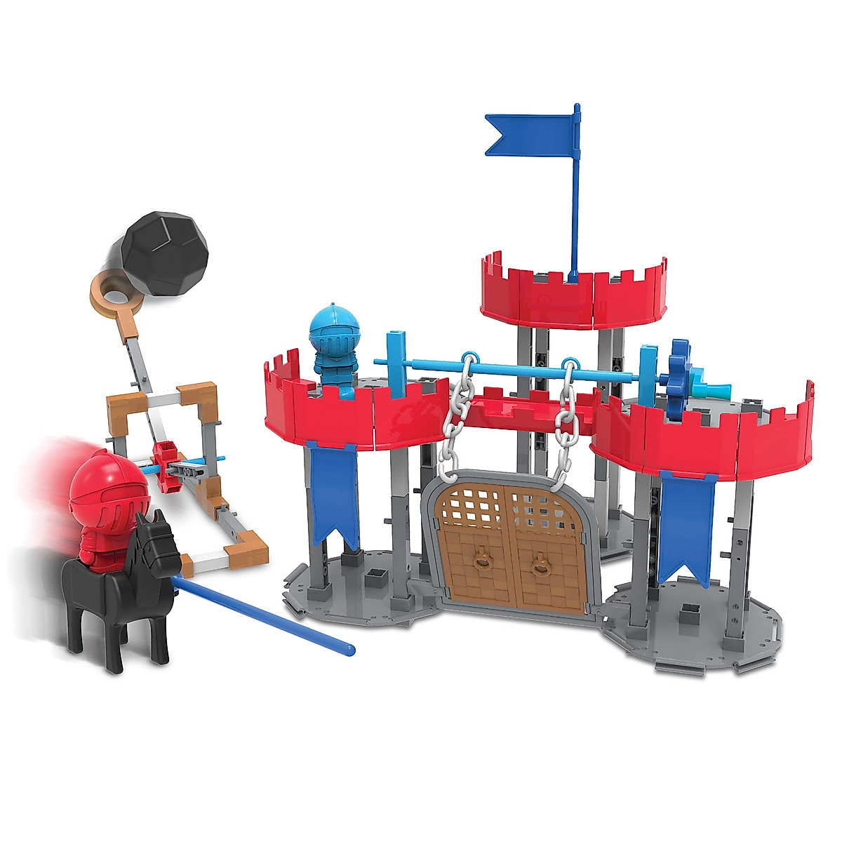 Learning Resources Engineering & Design Castle Set, STEM, Critical Thinking, Problem Solving, and Early Engineering Skills Toy, 123 Pieces, Ages 5+