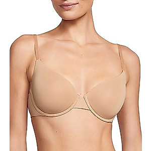 Victoria's Secret T Shirt Demi Bra, Lightly Lined, Smoothing, Bras for Women, Beige (36C)