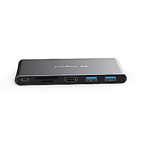 CHAW Usb3.0 Hdmi Tf Type-C Hub Multi-Function Docking Station Portable 2-in-1 Metal External Solid State Drive, Compatible with Most Mac, Huawei, Hp, Dell and Lenovo Models