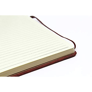 Silvine Executive Soft Feel Pocket Notebook Ruled with Marker Ribbon 160pp 90gsm 143x90mm Tan Ref 196T
