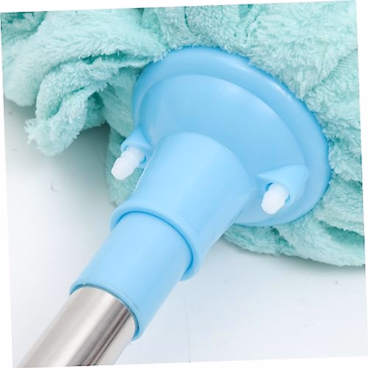 GARVALON Vintage Mop Head Squeeze Mop Head Steam Mop Pad Practical Mop Head Dry Floor Cleaning Mop Mop Flip Mop Refill Commercial Cut End Cotton Mop Dry Mop Pad Green Cloth