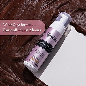 Loving Tan 2 HR Express Mousse, Medium - Streak Free, Natural looking, Professional Strength Sunless Tanner - Up to 5 Self Tan Applications per Bottle, Cruelty Free, Naturally Derived DHA - 4 FL Oz