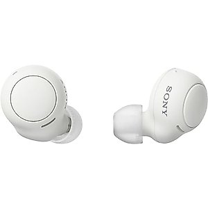Sony True Wireless Headphones - Up to 20 Hours Battery - Charging case - Voice Assistant Compatible - Built-in mic for Phone Calls - Reliable Bluetooth - WF-C500/WZ - Limited Edition - Pearl White