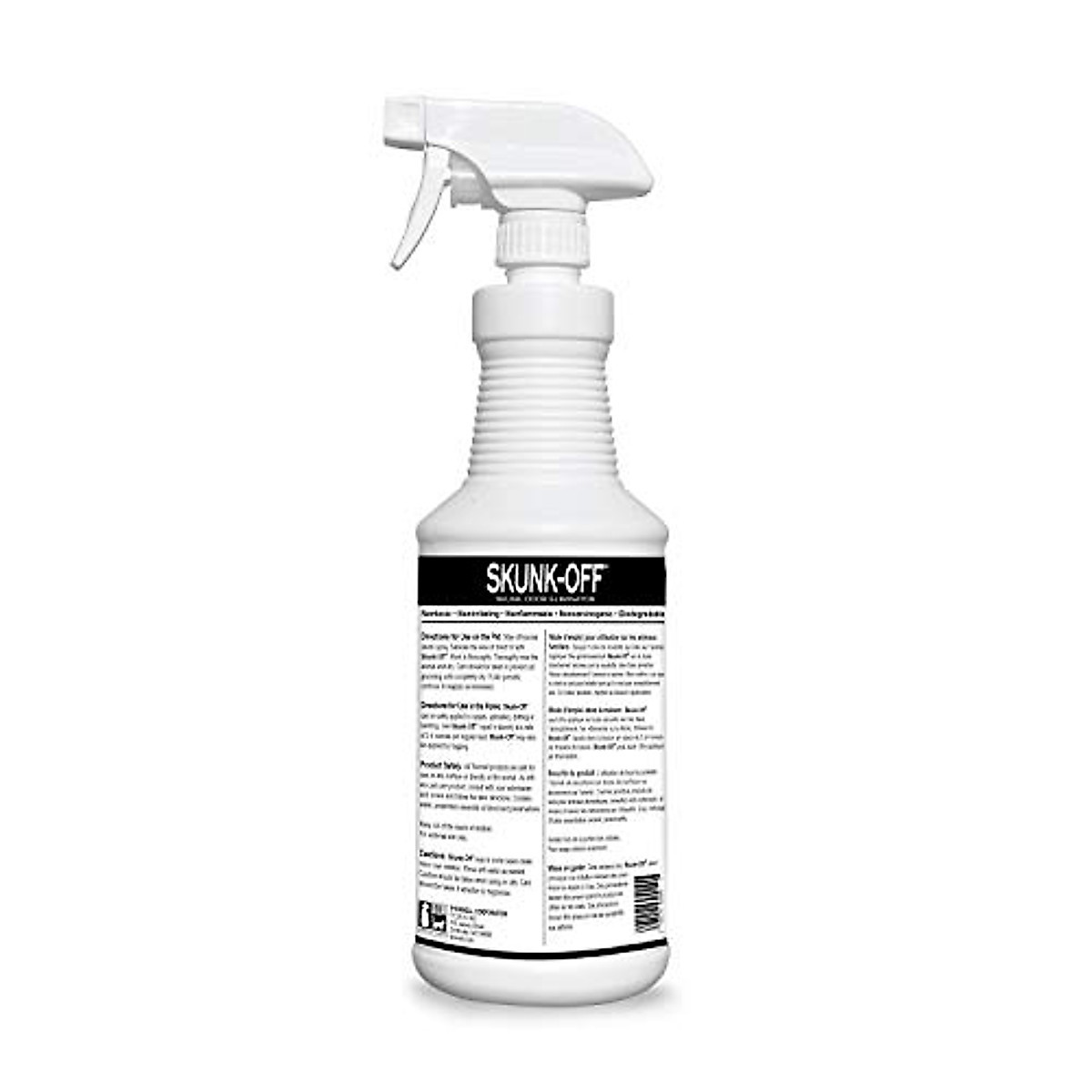 Skunk Off Skunk Odor Eliminator Pet Spray (32oz) - Ready To Use Skunk Odor Remover For Dogs, Cats, Home, Carpet, Car, Clothes & More – Skunk Spray w/ Non-Enzymatic Formula Safe For Pets & People