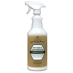 TriNova Natural Pet Stain and Odor Remover Eliminator - Advanced Enzyme Cleaner Spray - Remove Old & New Pet Stains & Smells for Dogs & Cats - All-Surface Safe - 32 OZ
