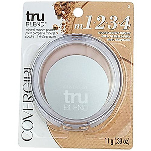 CoverGirl Trublend Pressed Powder, Translucent Honey 3, 0.39-Ounce Packages (Pack of 2)