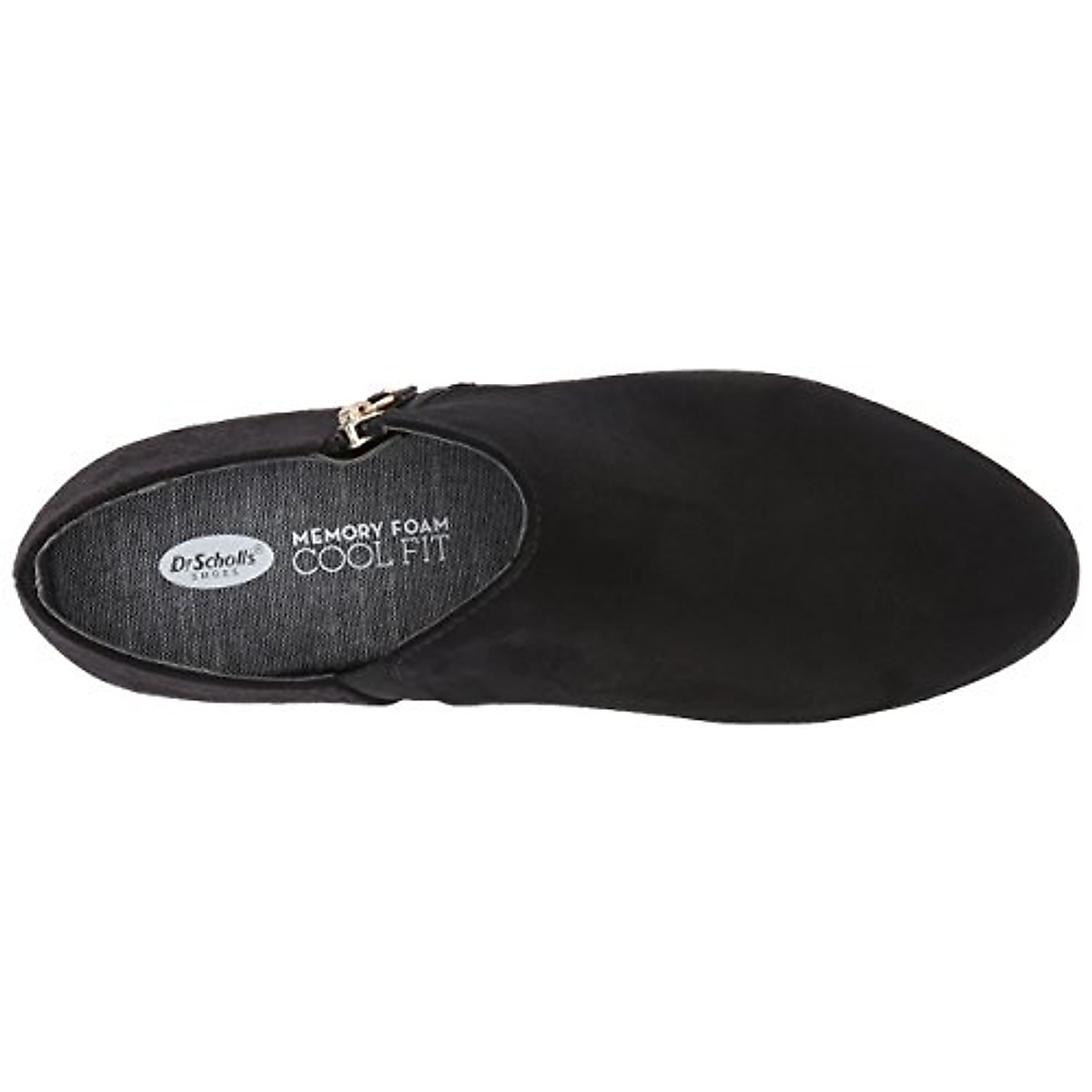 Dr. Scholl's Shoes womens Brief -Ankle Ankle Boot, Black Microfiber Suede, 7 US