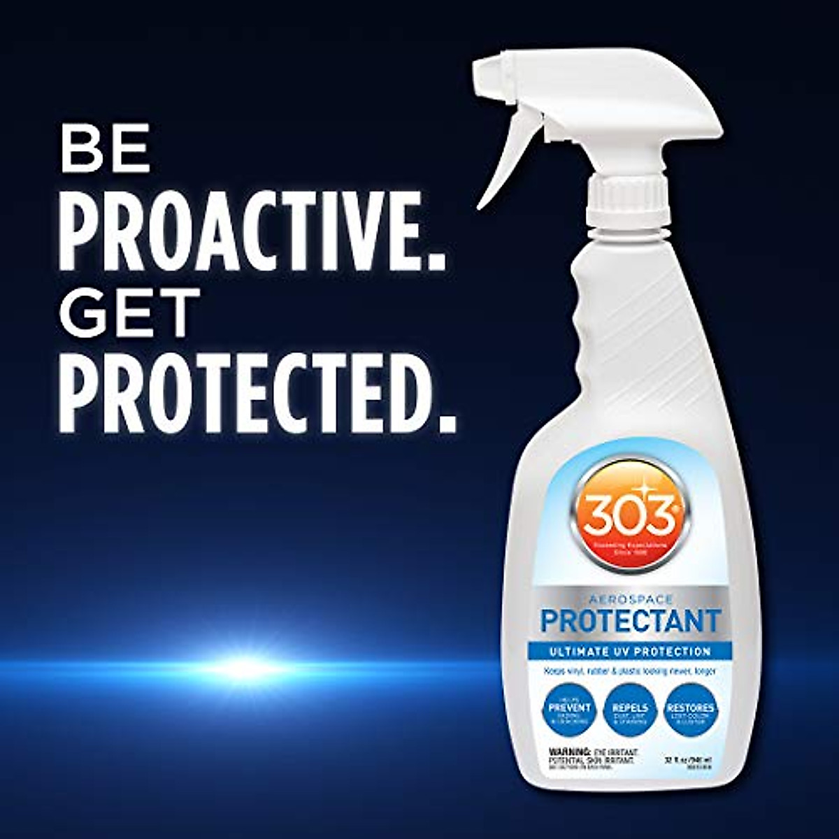 303 Products Aerospace Protectant – UV Protection – Repels Dust, Dirt, & Staining – Smooth Matte Finish – Restores Like-New Appearance – 32 Fl. Oz. (30313-6PK)